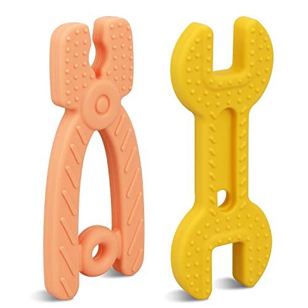 sungwoo Teething Toys for Babies 0-6 Months 6-12 Months, 2 Pack Pliers ...