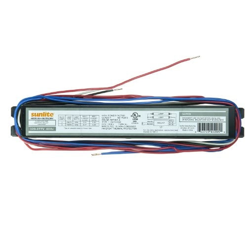 sunlite 40205-su sb259mv 2 lamp f96 t8 linear fluorescent ballast ...