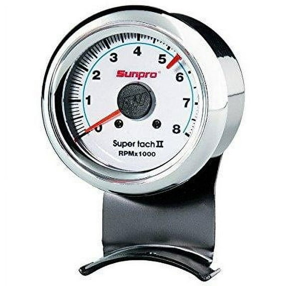 sunpro cp7911 mini super tachometer ii - white dial - Walmart.com