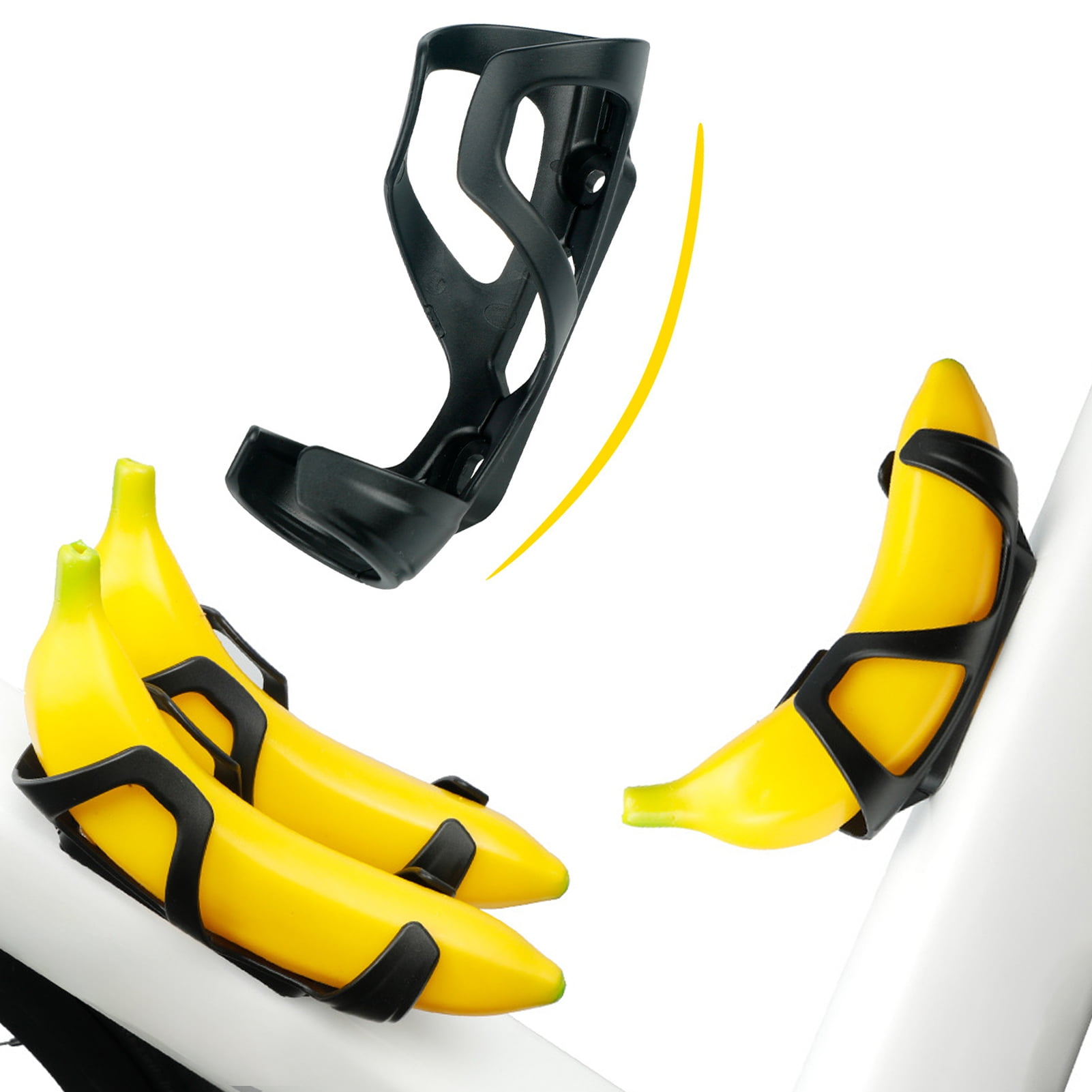 sunsanly 1/2Pcs Bike Banana Holder with Hex Wrench Screw Road Mountain Bicycle Banana Carrier ...