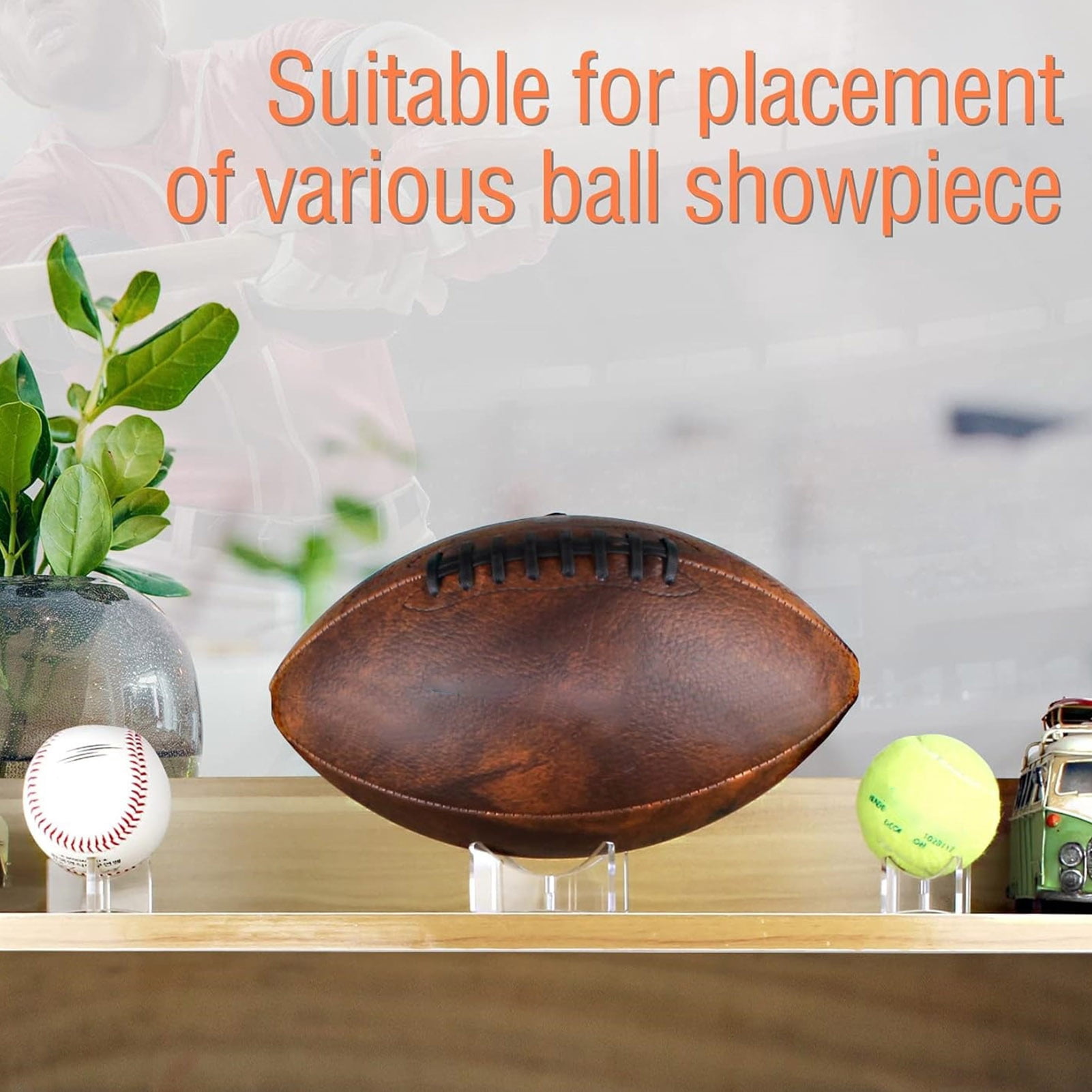 sunsanly 1/4Pcs Acrylic Ball Display Stand High Stability Strong Load ...