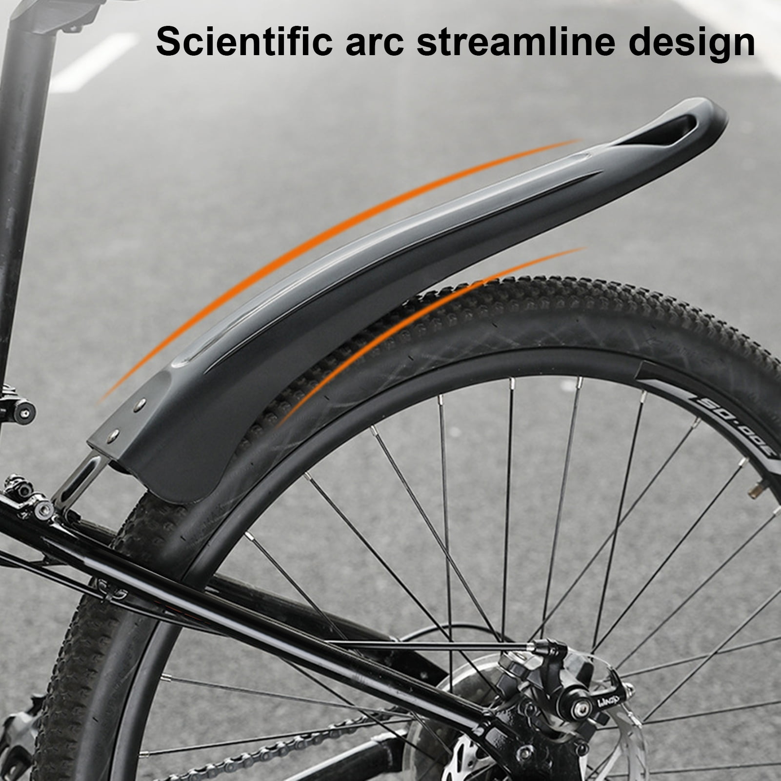 sunsanly 1 Set Bicycle Fender Lightweight Portable Full Cover Thick ...