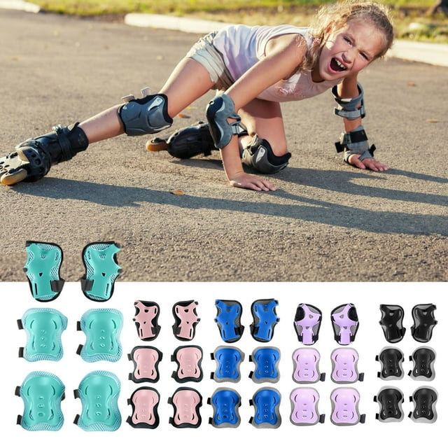 sunsanly 1 Set Kids Roller Skating Protective Gear Skateboarding ...