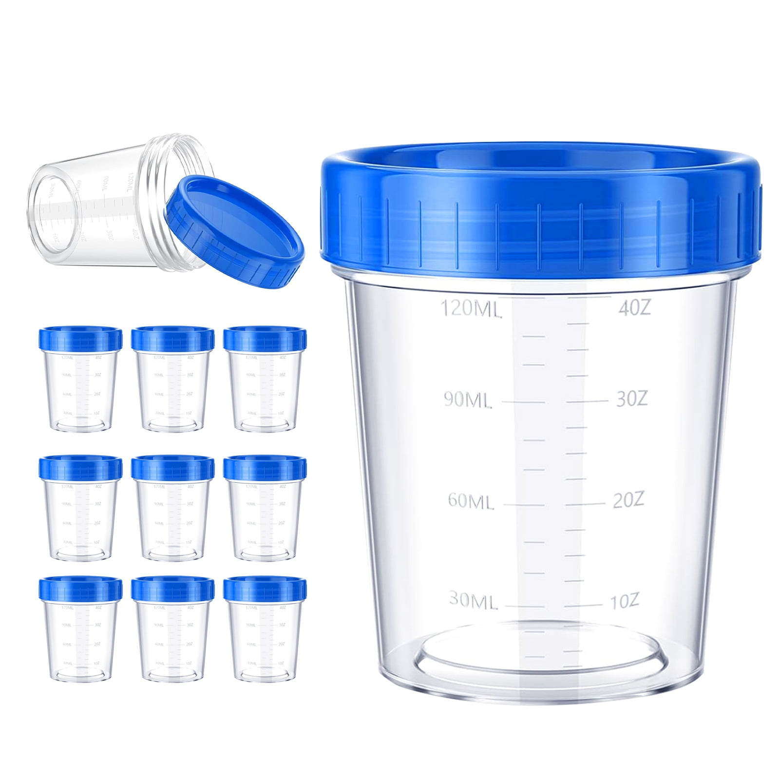 sunsanly 10Pcs 4 OZ Salad Dressing Container Dishwasher Safe Reusable ...