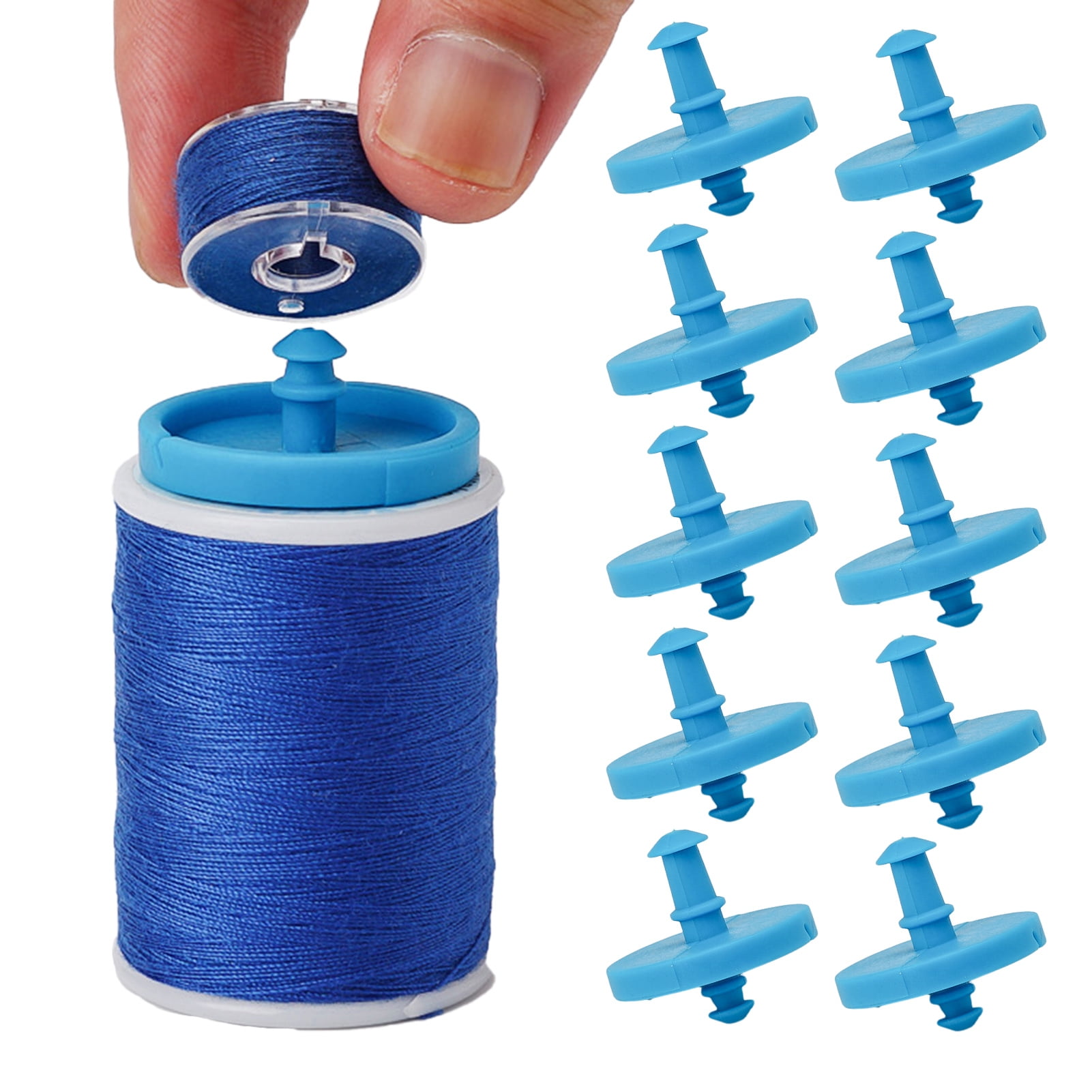sunsanly 10Pcs Bobbin Topper Portable Heavy Duty Universal Thread Spool ...