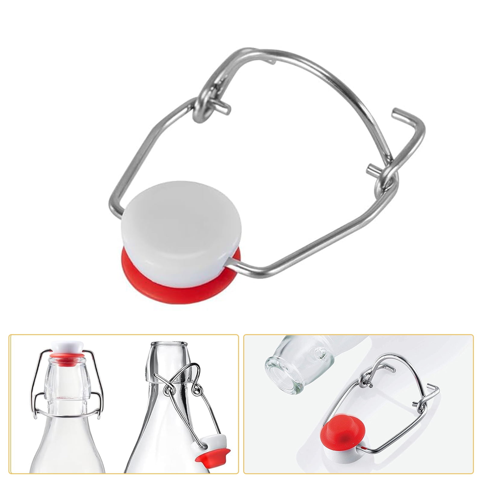sunsanly 10pcs Top Airtight Bottle Caps for Home Brewing Leak Proof ...
