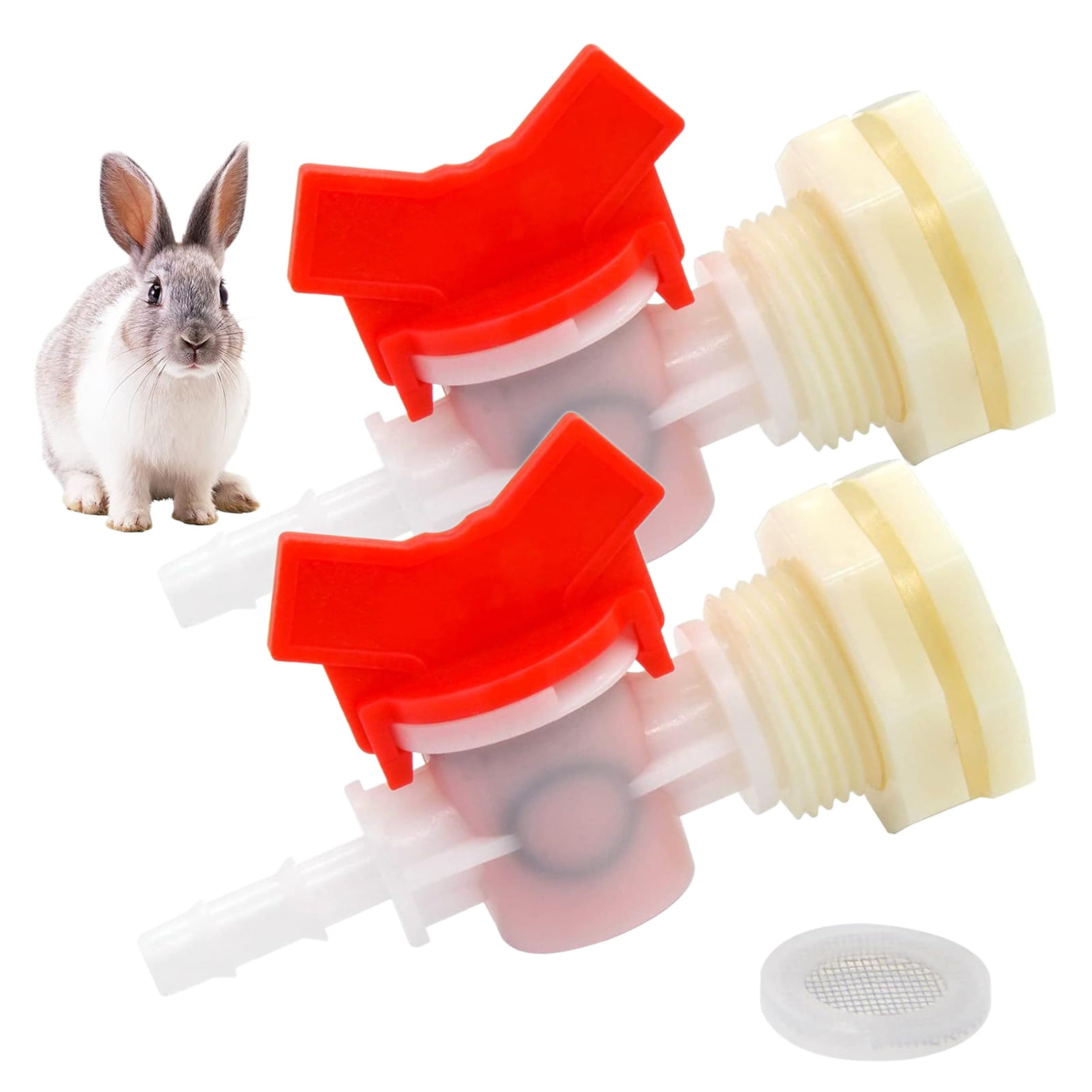 sunsanly 2Pcs Rabbit Watering Bucket Connector Kit Bulkhead Fitting ...