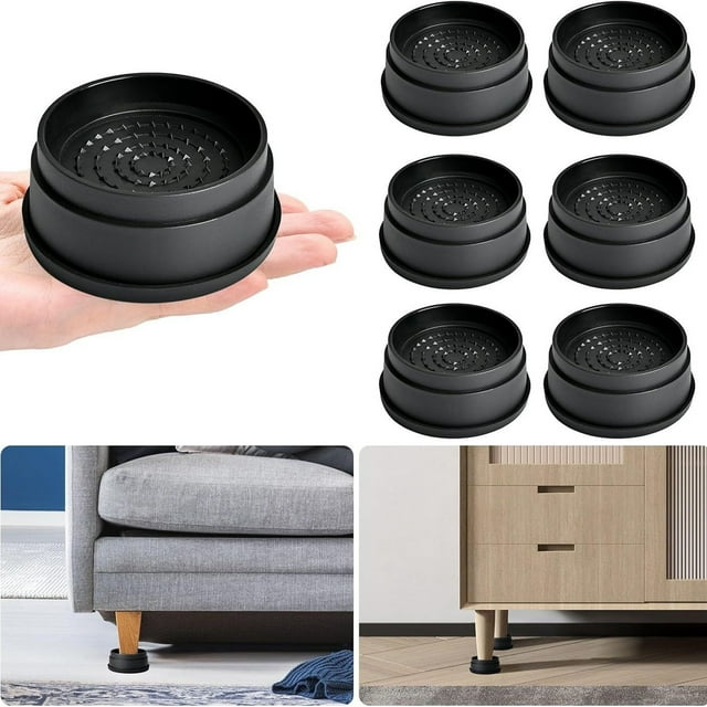 sunsanly 4/6/8Pcs 1/2-Inch Round Furniture Riser Heavy Duty Bed Riser ... sunsanly 4/6/8Pcs 1/2-Inch Round Furniture Riser Heavy Duty Bed Riser ...