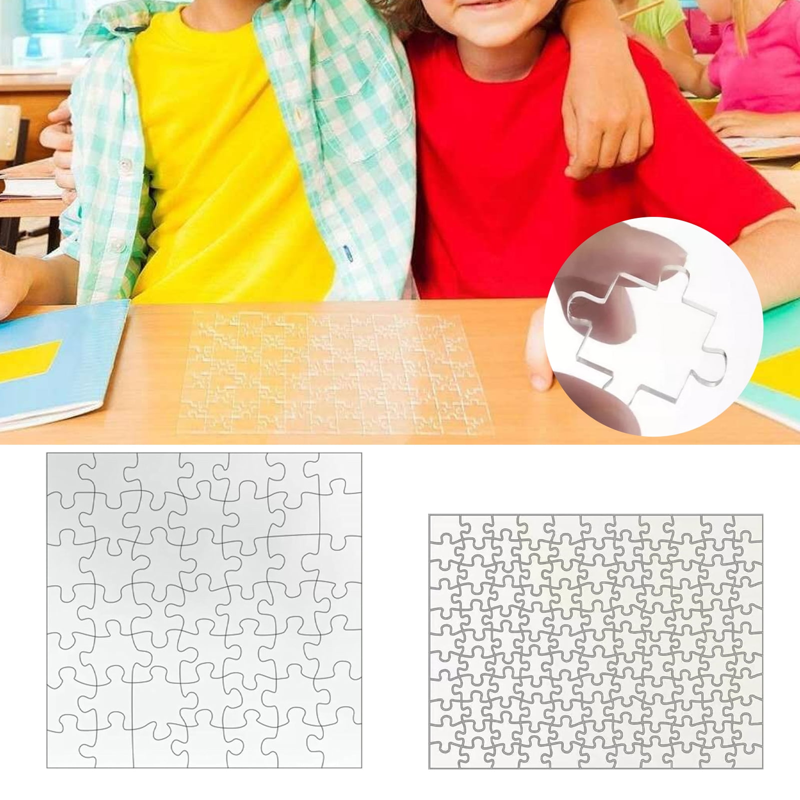 sunsanly 49/121/200/234/300Pcs/Set Clear Acrylic Puzzle Impossible ...