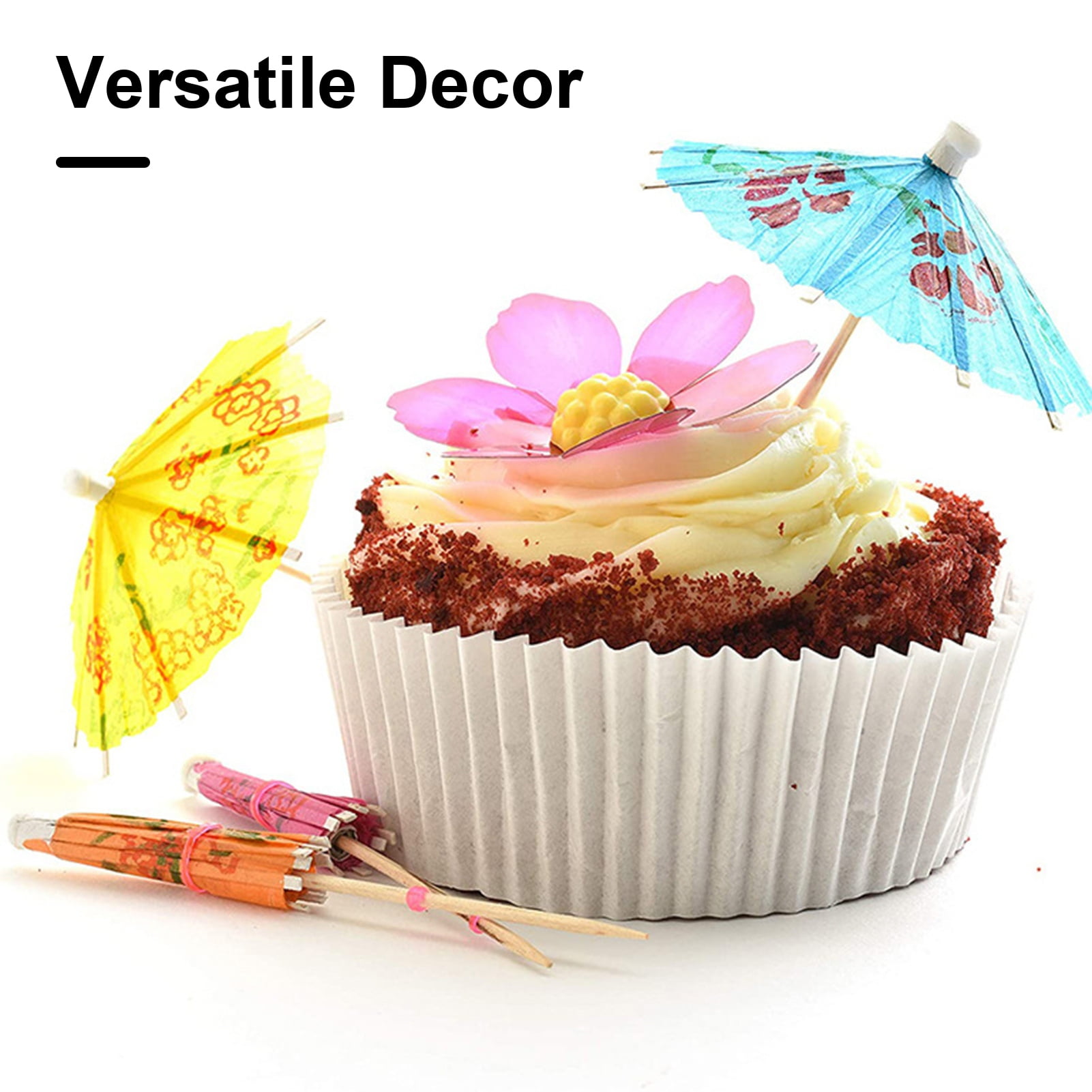 sunsanly 50 Pcs Cocktail Picks Hawaiian Party Decor Food Drink Picks ...