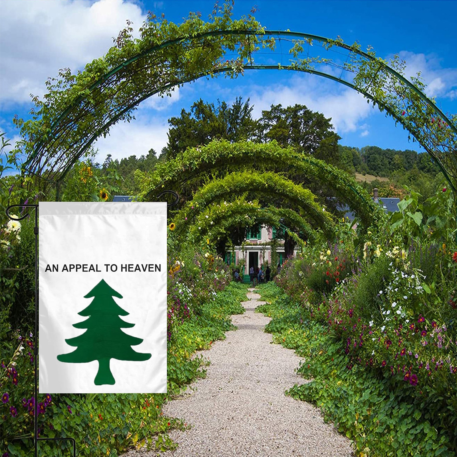 sunsanly An Appeal to Heaven Flag Heavy-Duty Garden Flag Pine Tree Flag ...