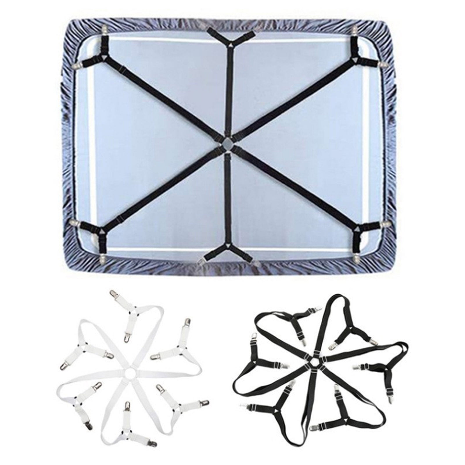 sunsanly Bed Sheet Holder with 12 Clips Anti-slip Bed Sheet Fixing ...