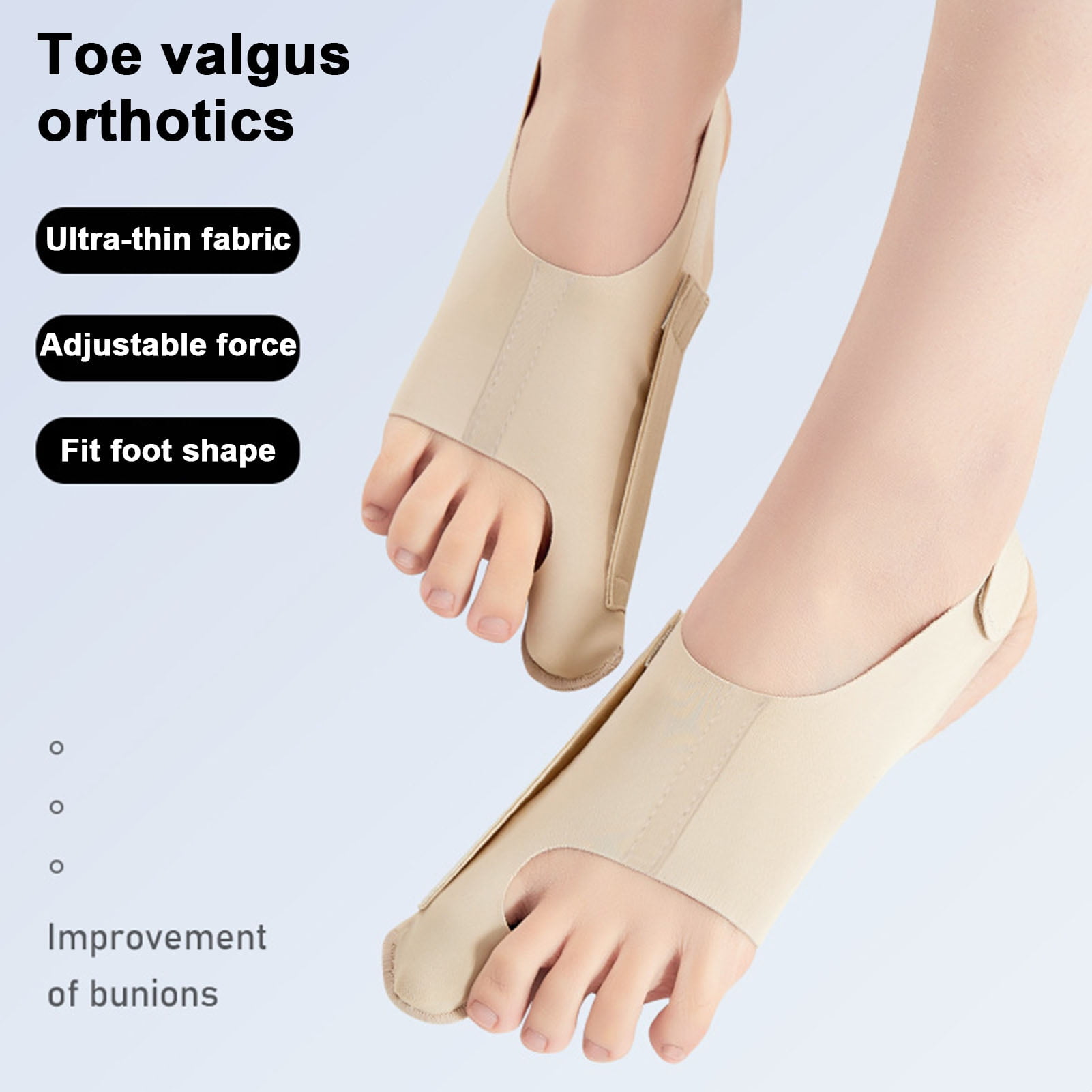 sunsanly Bunion Corrector with Fastener Tape Super Soft High Elastic ...