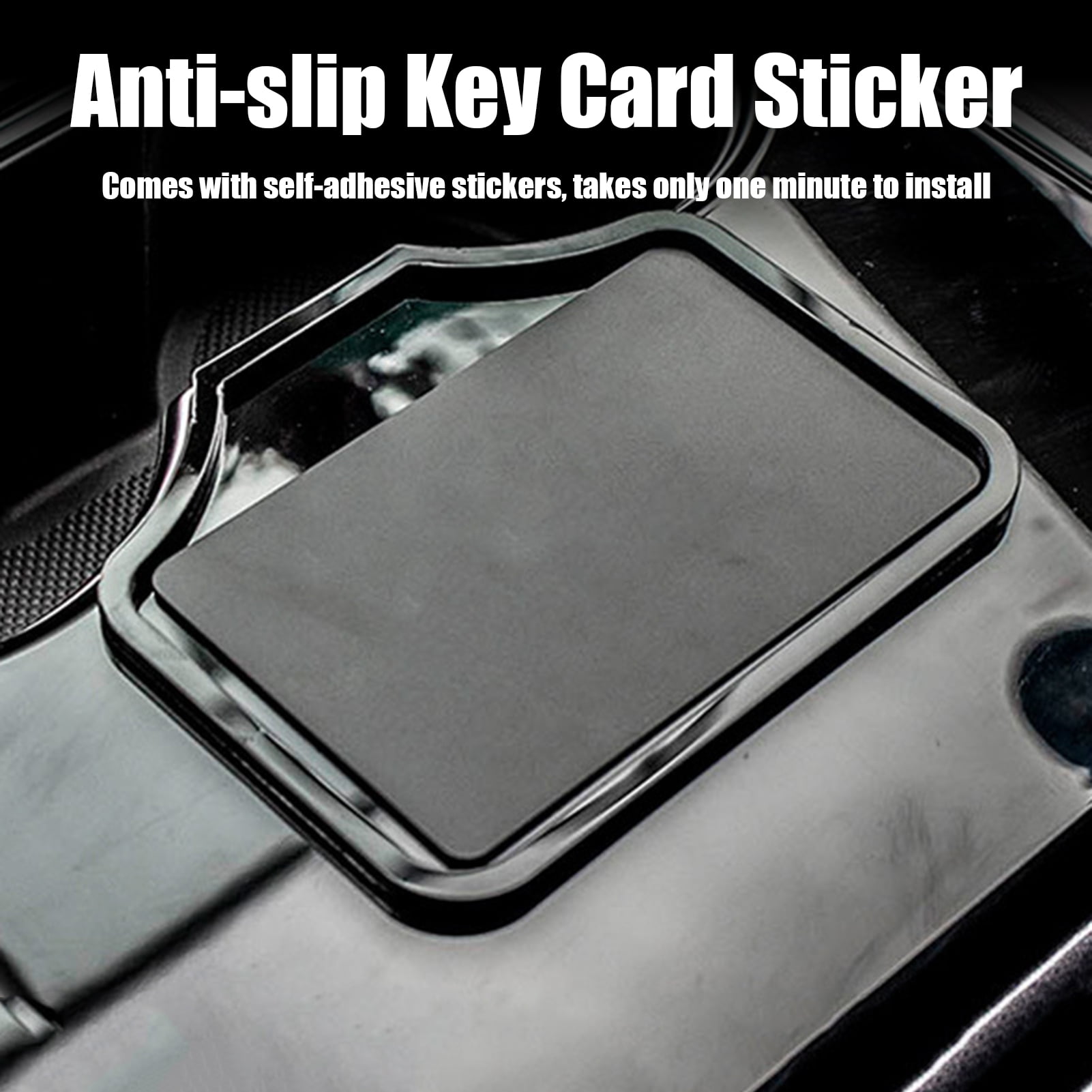 sunsanly Center Console Key Card Holder Self Adhesive Easy to Install ...