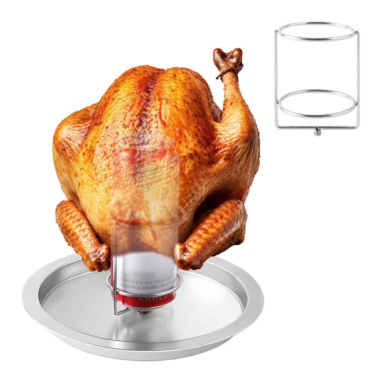 sunsanly Chicken Leg Wing Rack with Drip Tray Stainless Steel Chicken ...