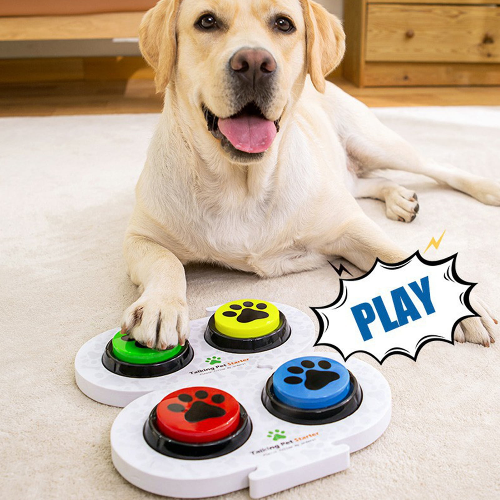 sunsanly Dog Communication Talking Button 30 Seconds Repeatable Dog ...