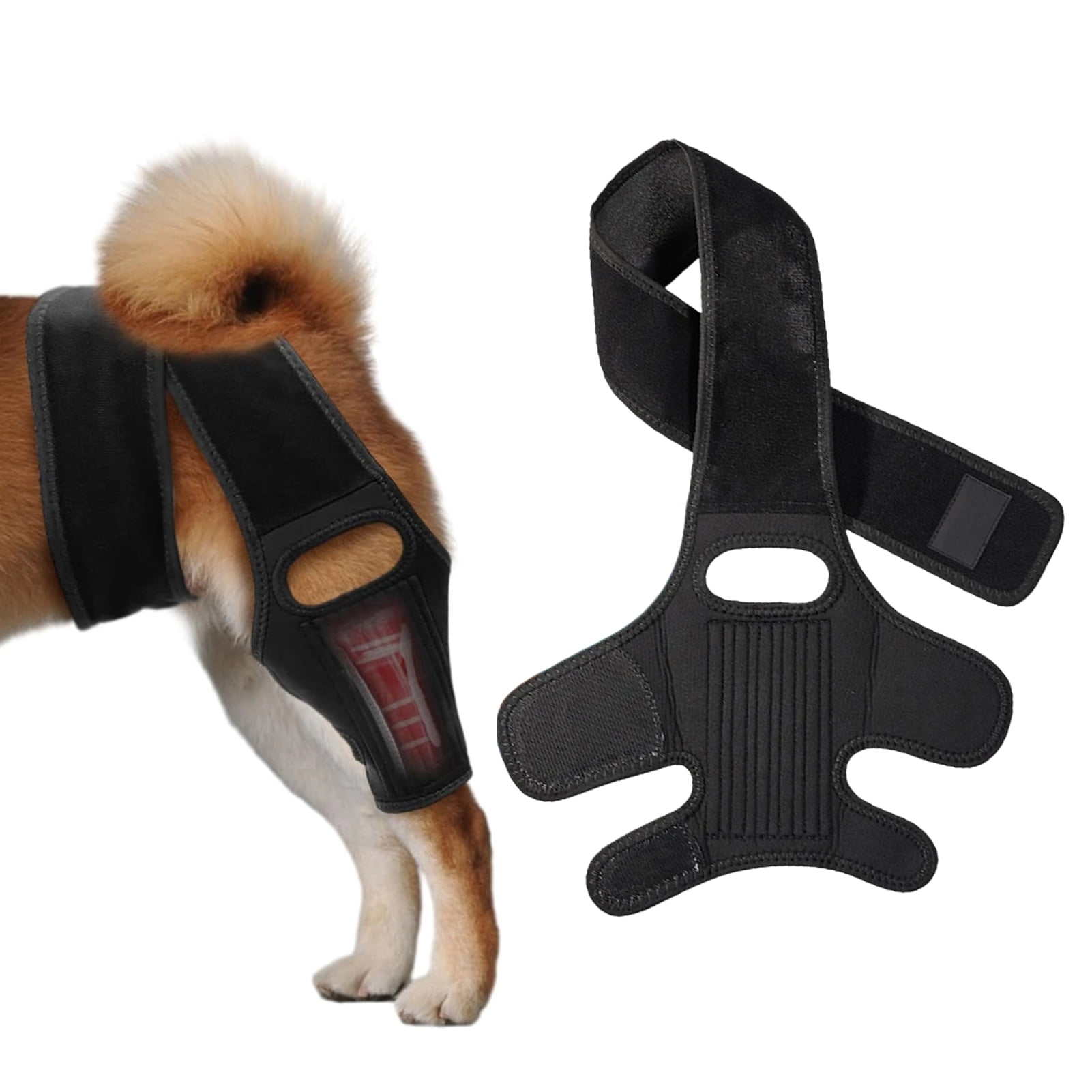 sunsanly Dog Hip Knee Leg Brace Adjustable Dog ACL Brace for Back Hind ...
