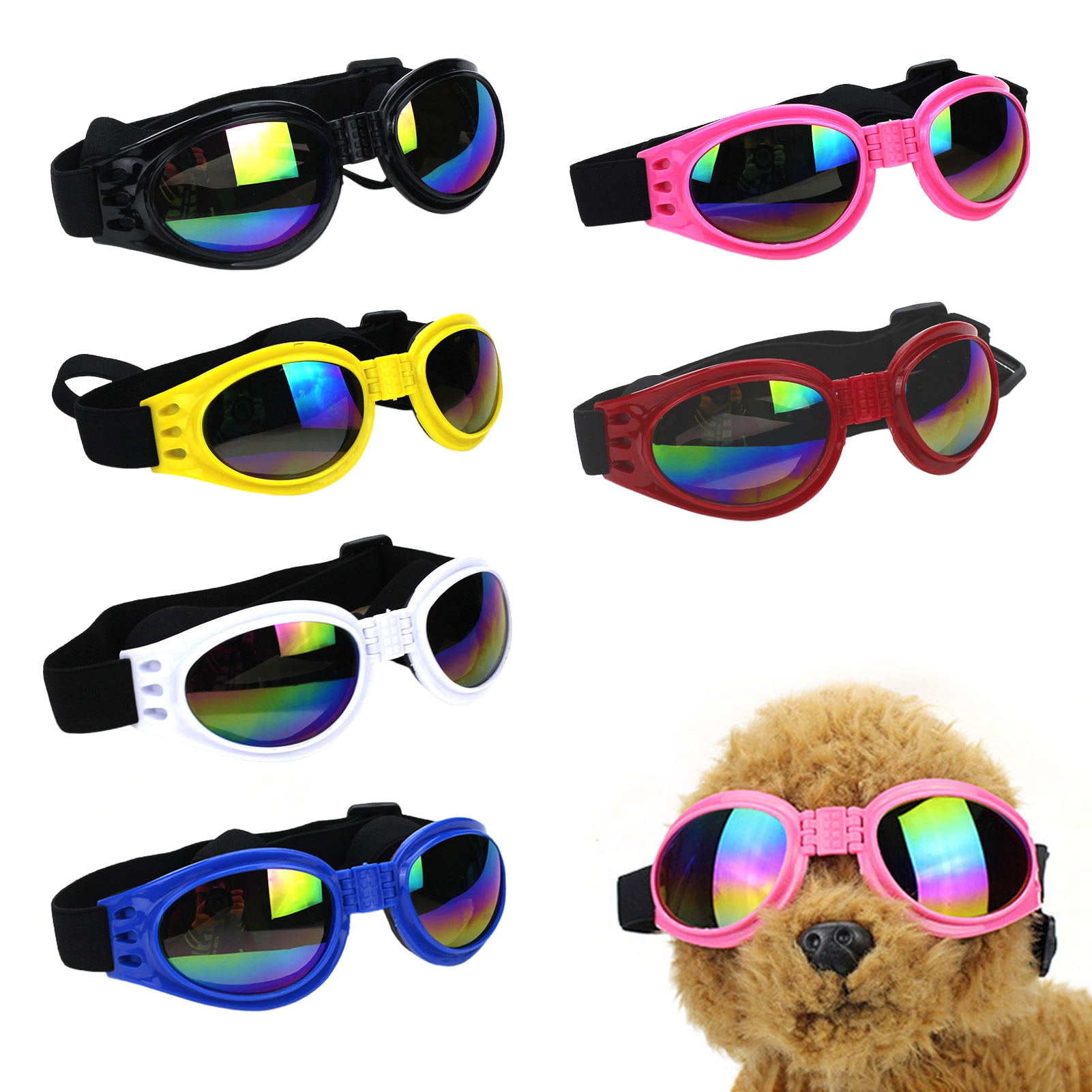 sunsanly Dog Polarized Sunglasses Small Breed UV Protection Windproof ...