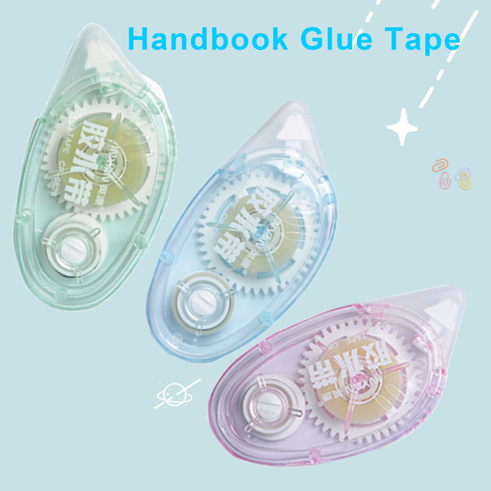 sunsanly Double Sided Tape Roller Mess-Free Application Compact Size ...