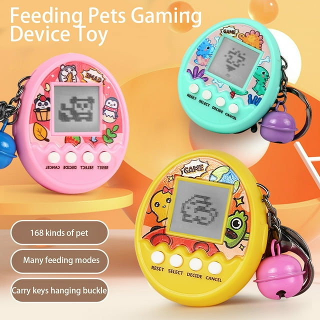 sunsanly Electronic Pet Machine Cute Patterns Interactive Mini Virtual ...