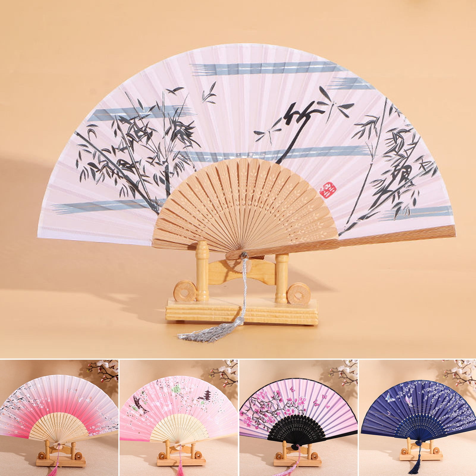 sunsanly Folding Fan Anti-deform Foldable Smooth Opening Not Easily ...