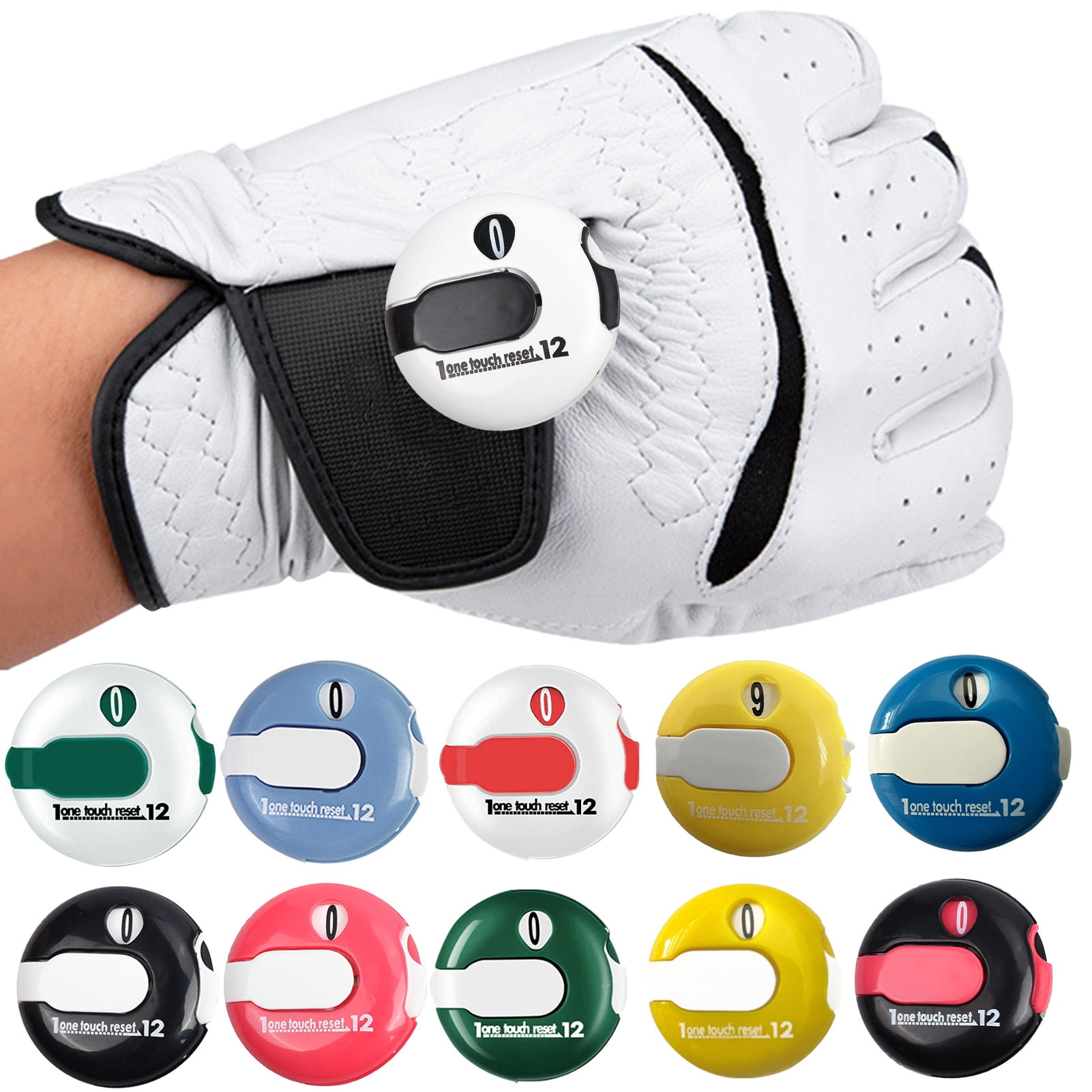 sunsanly Golf Score Counter Mini Stroke Clicker Tally Tracker One-Touch ...