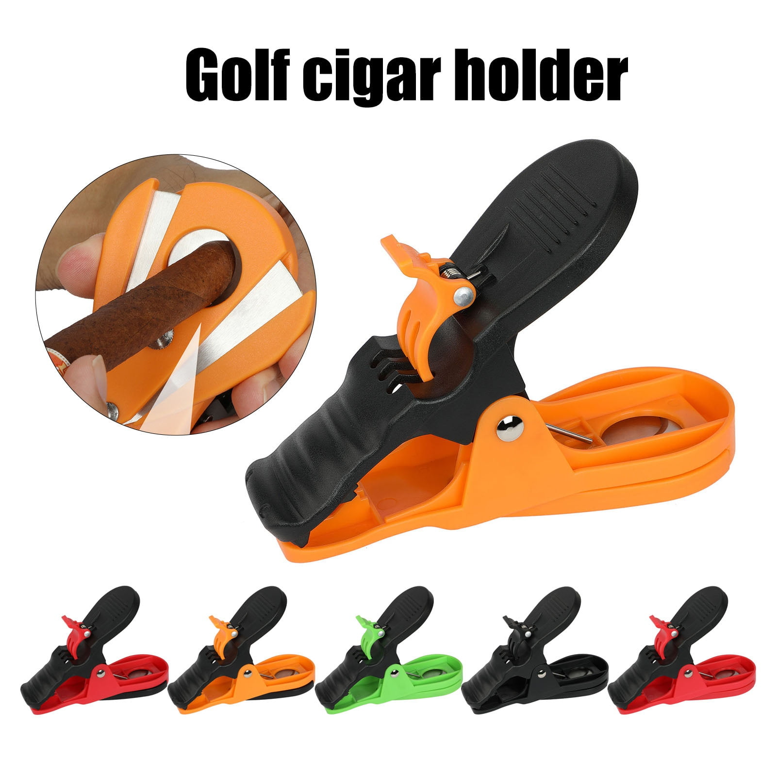 sunsanly Golf Smoke Holder Golf Cart Smoke Stand Clip Plastic Golf Bag ...