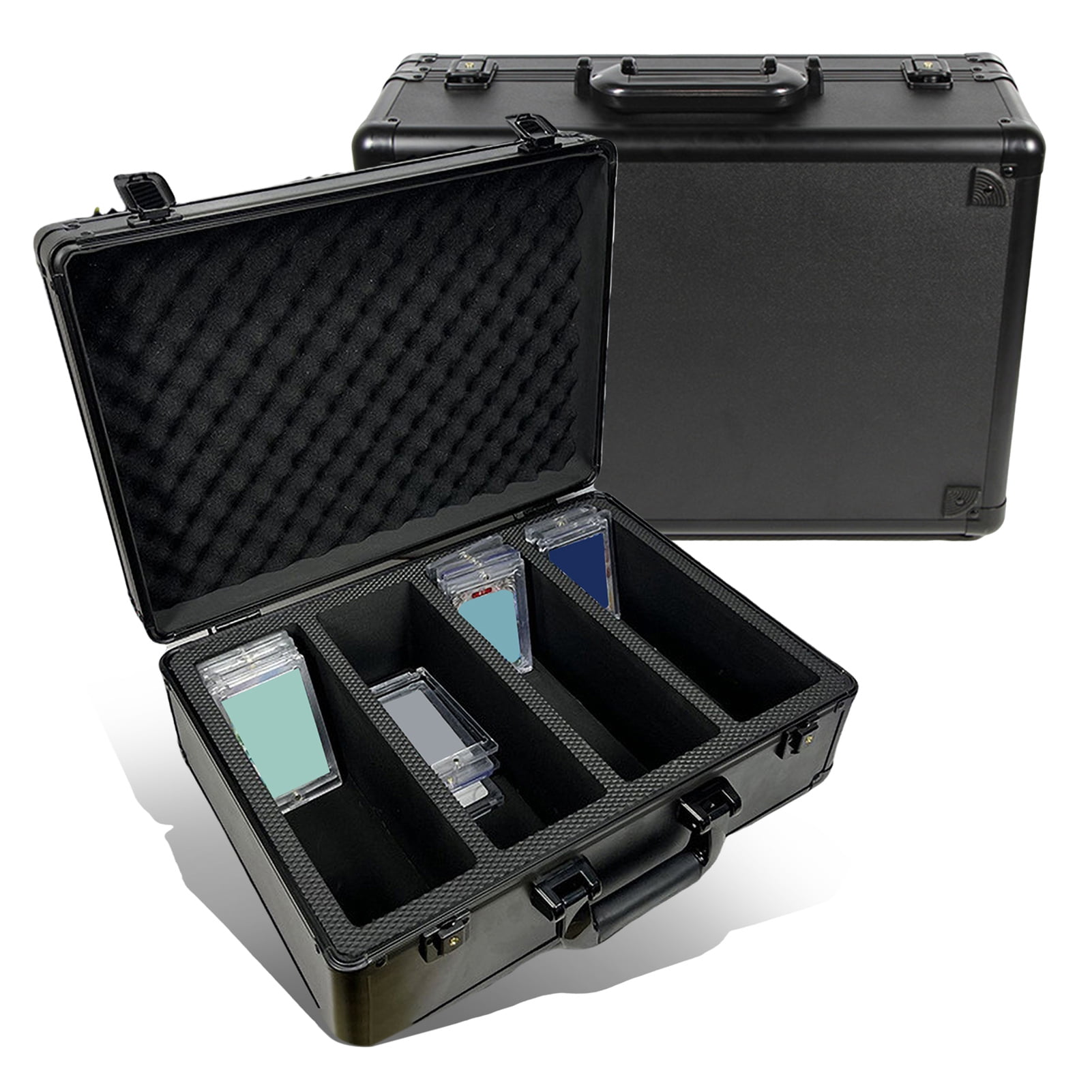 sunsanly Graded Card Brick Storage Box with Key Lock Shockproof Impact ...