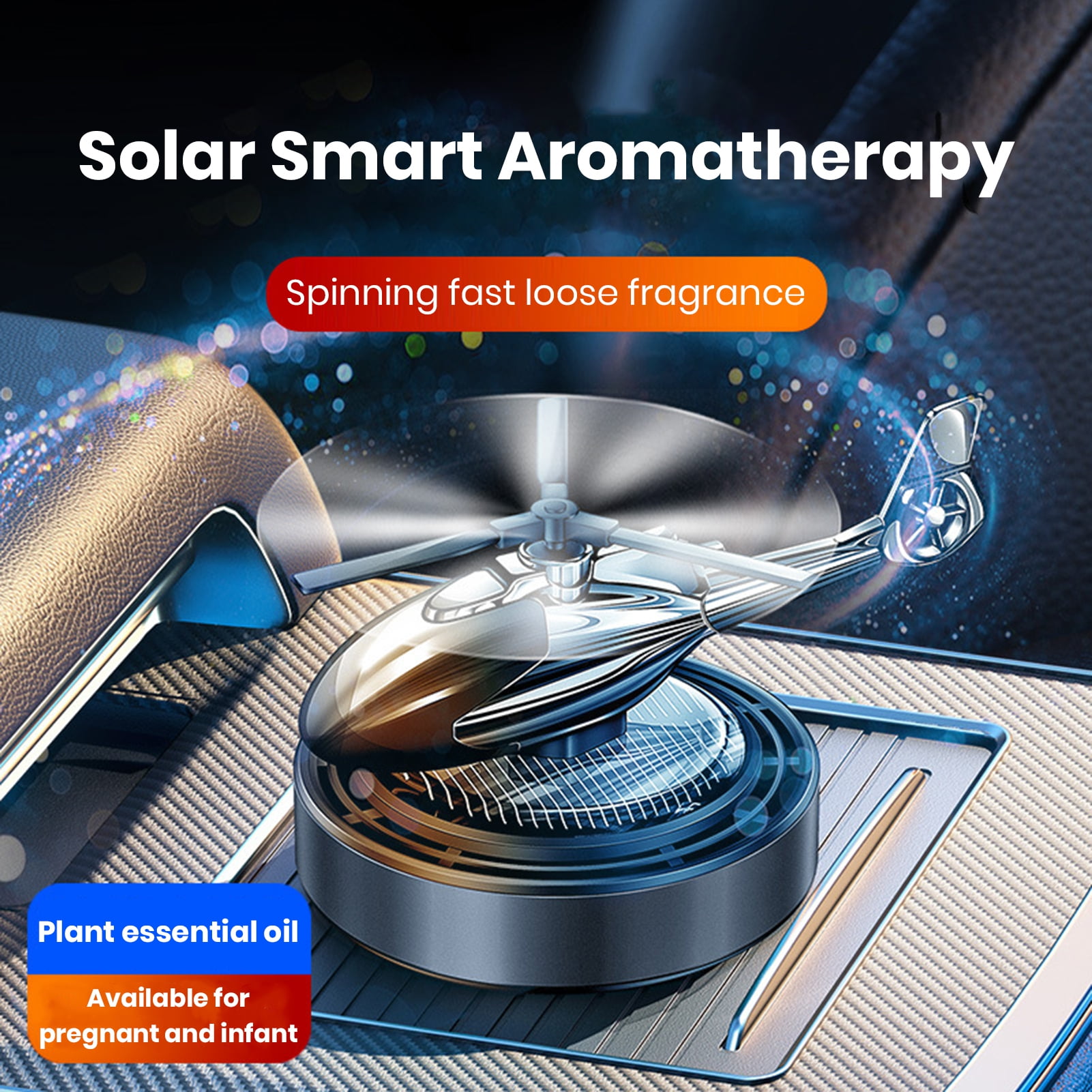 sunsanly Helicopter Car Air Freshener Essential Oil Diffuser Creative ...