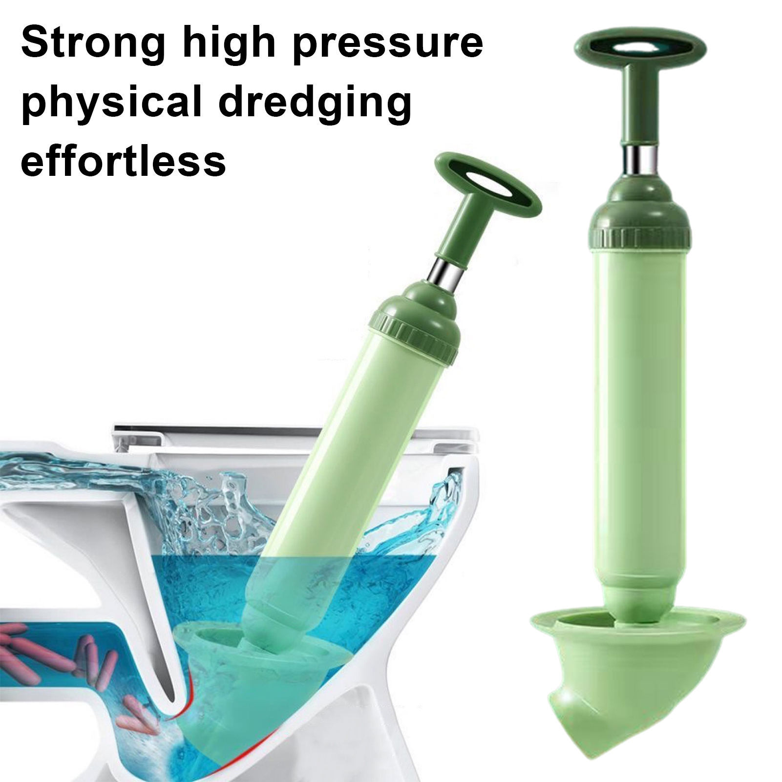 sunsanly High Pressure Toilet Plunger Unblock Reverse Suction Design ...