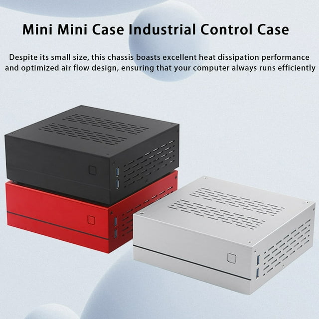 sunsanly Horizontal Computer Case with Screw MINI-ITX Motherboard ...