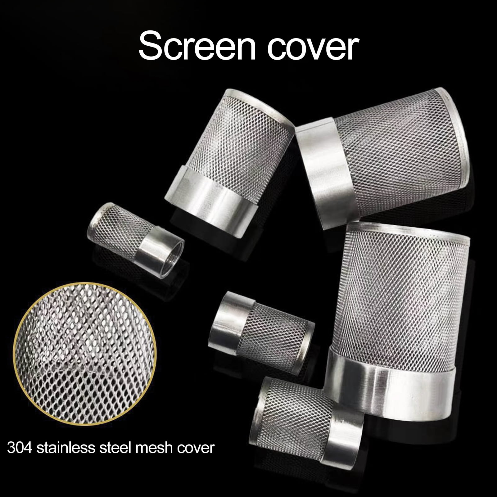 sunsanly Inlet Suction Strainer Stainless Steel Garden Hose Inlet ...