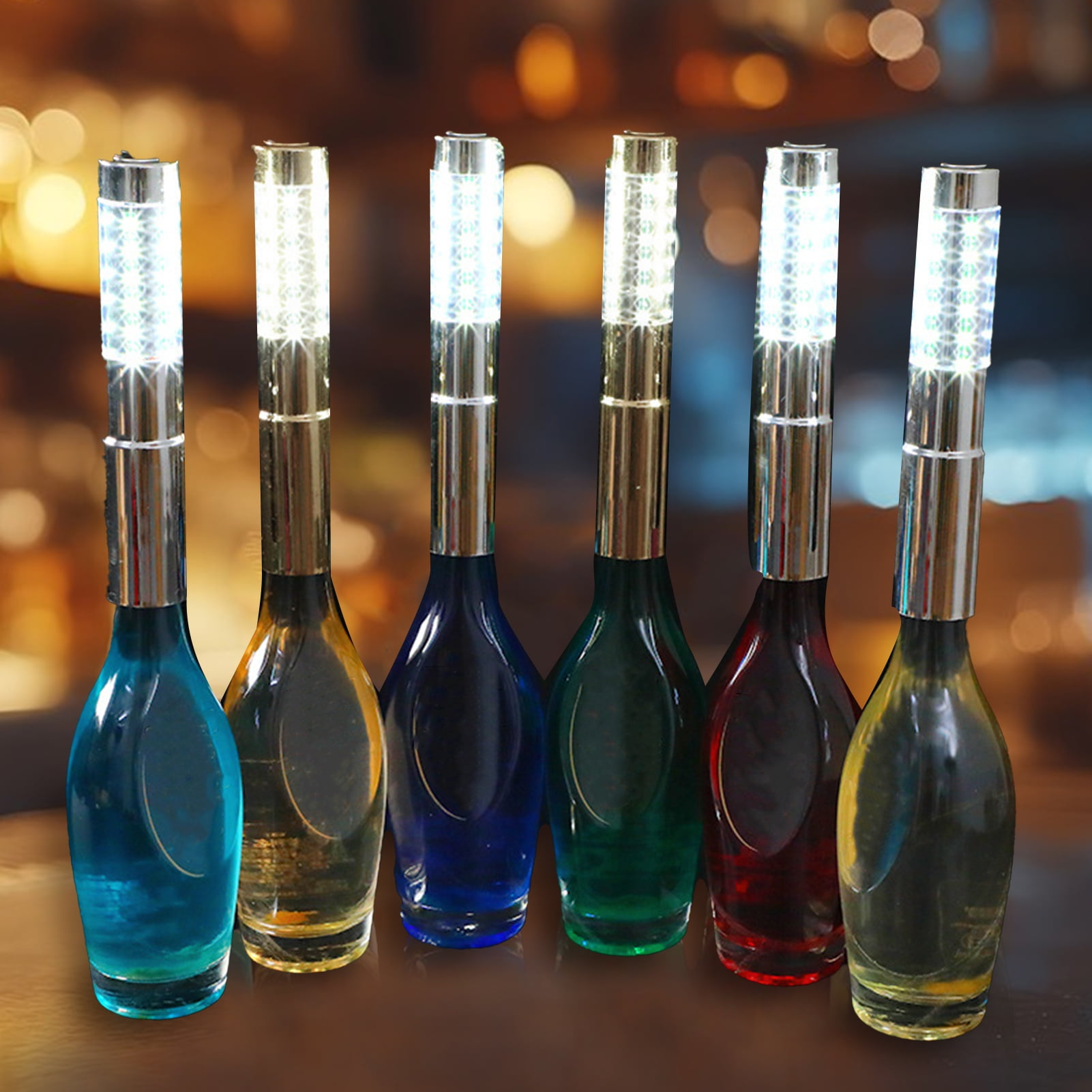 sunsanly LED Strobe Light Bottle Service Light Rechargeable LED Stick ...