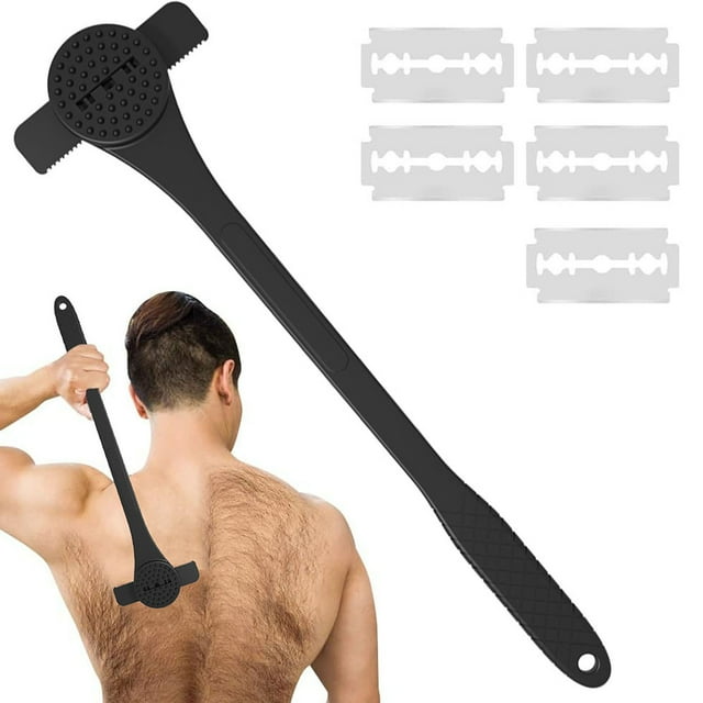 sunsanly Men Back Shaver 2-in-1 DIY Back Hair Shaver with Safety Blade ... sunsanly Men Back Shaver 2-in-1 DIY Back Hair Shaver with Safety Blade ...
