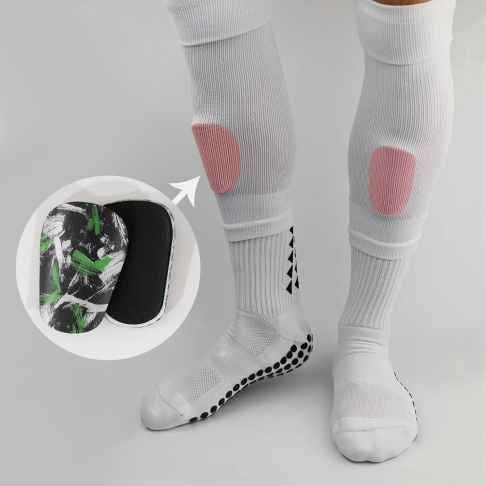 sunsanly Mini Shin Pads Soccer Shin Guards Hard Anti-Collision ...
