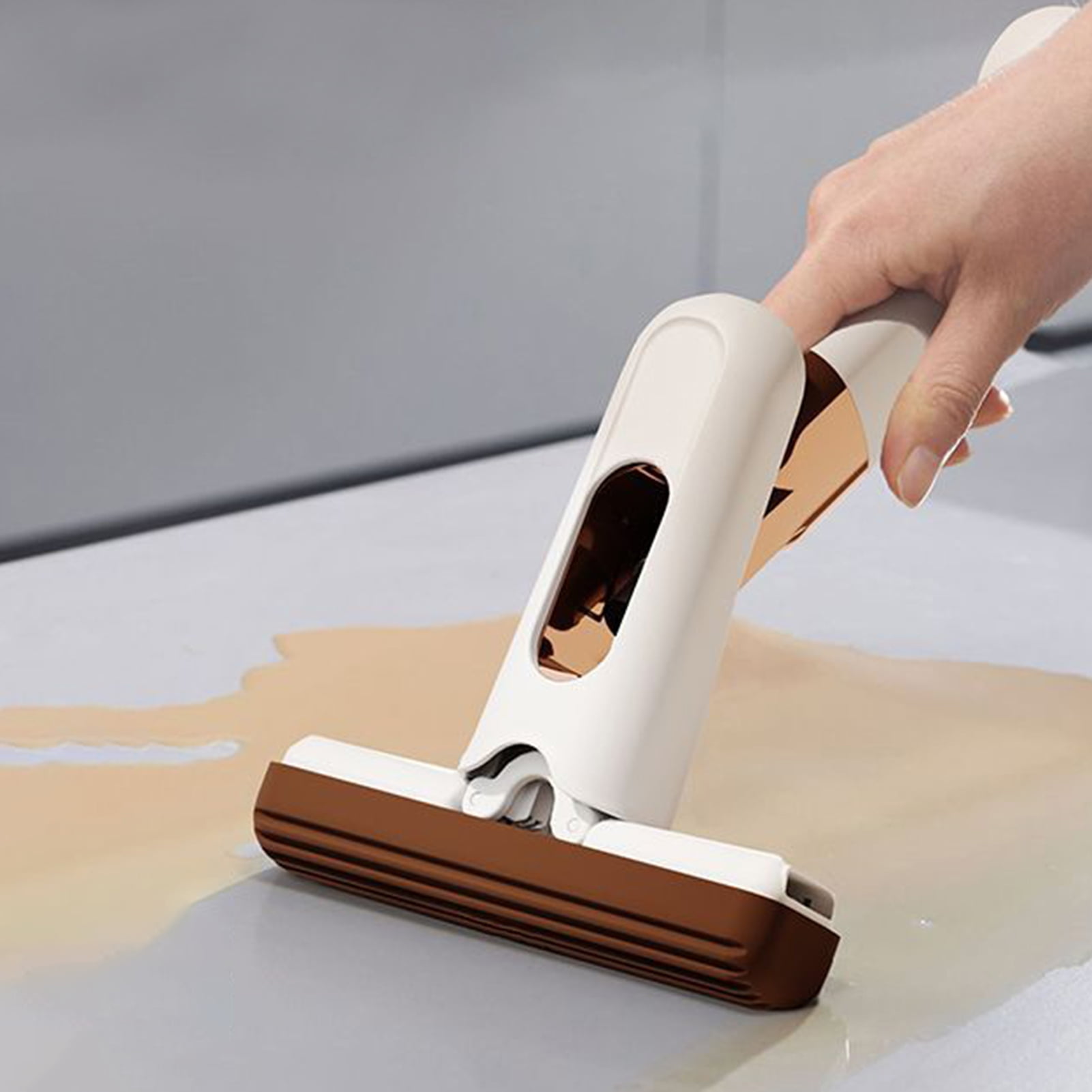 sunsanly Mini Spray Mop Countertop Cleaning Self-Squeeze Small Mop with ...