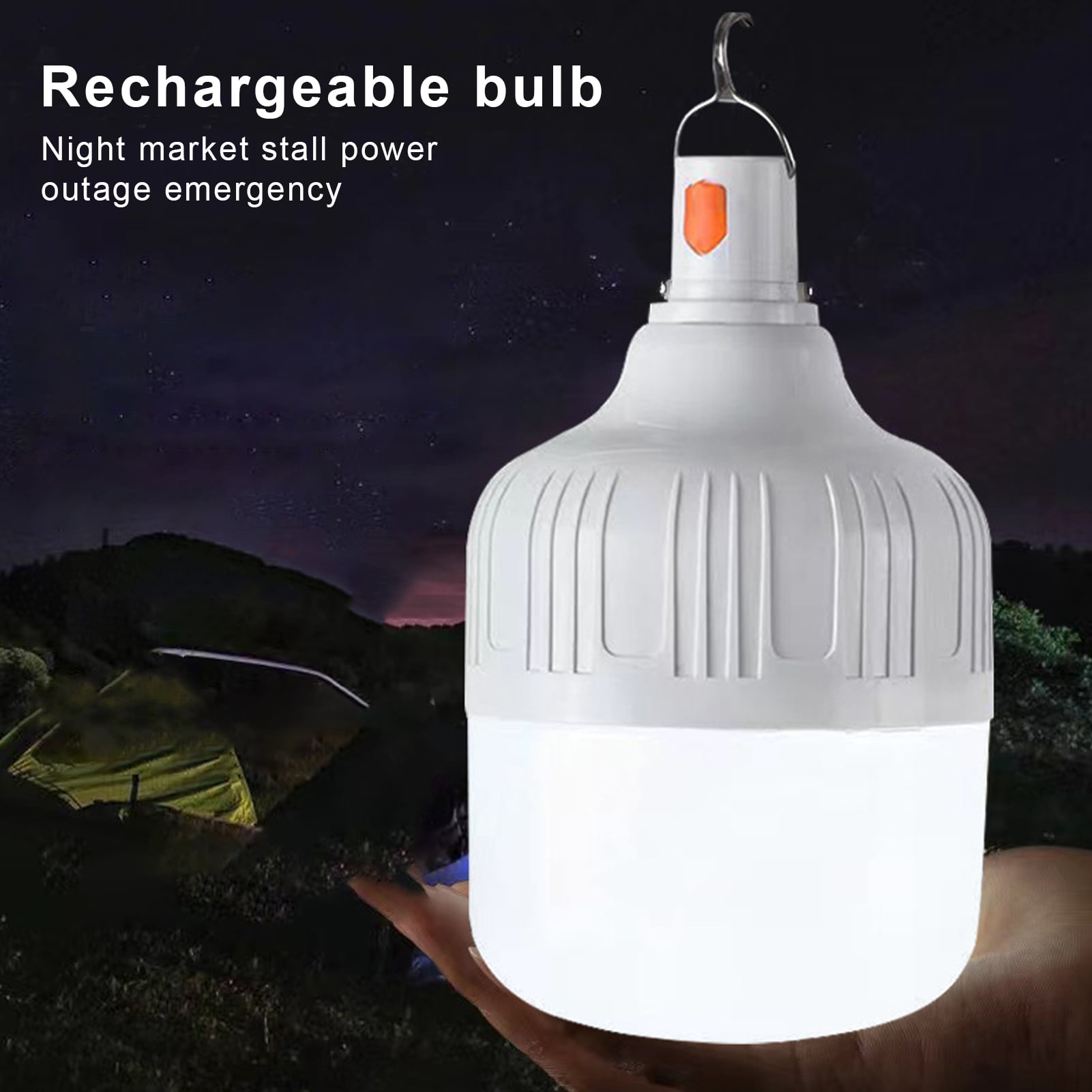 sunsanly Multi-Functional Emergency LED Light Bulb with Hook Super ...