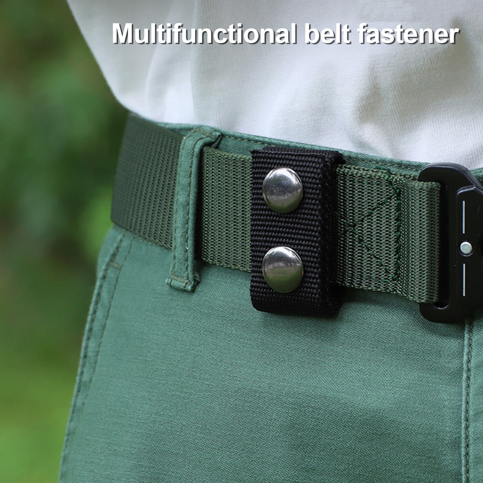 sunsanly Outdoor Hiking Waist Belt Loop Lightweight Heavy Duty Snap ...