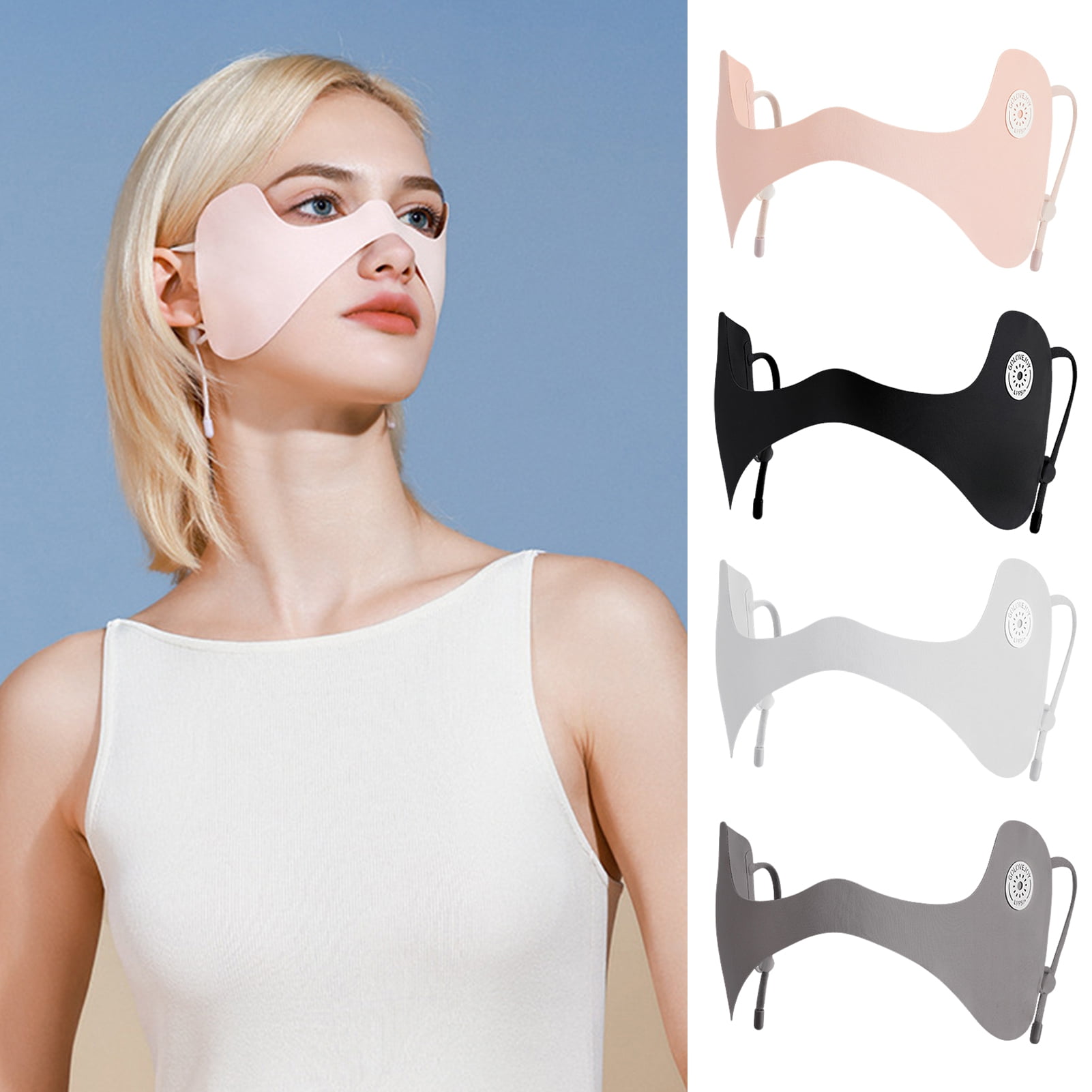 sunsanly Outdoor UV Protection Sunscreen Patch Face Guard Soft ...