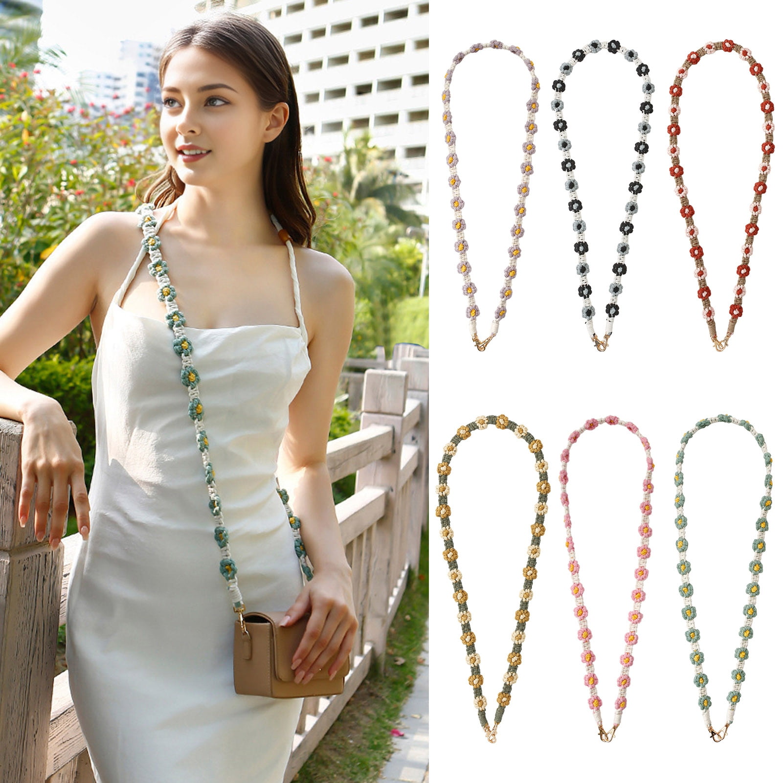 sunsanly Phone Crossbody Chain Universal Cellphone Chain Strap Bohemian ...