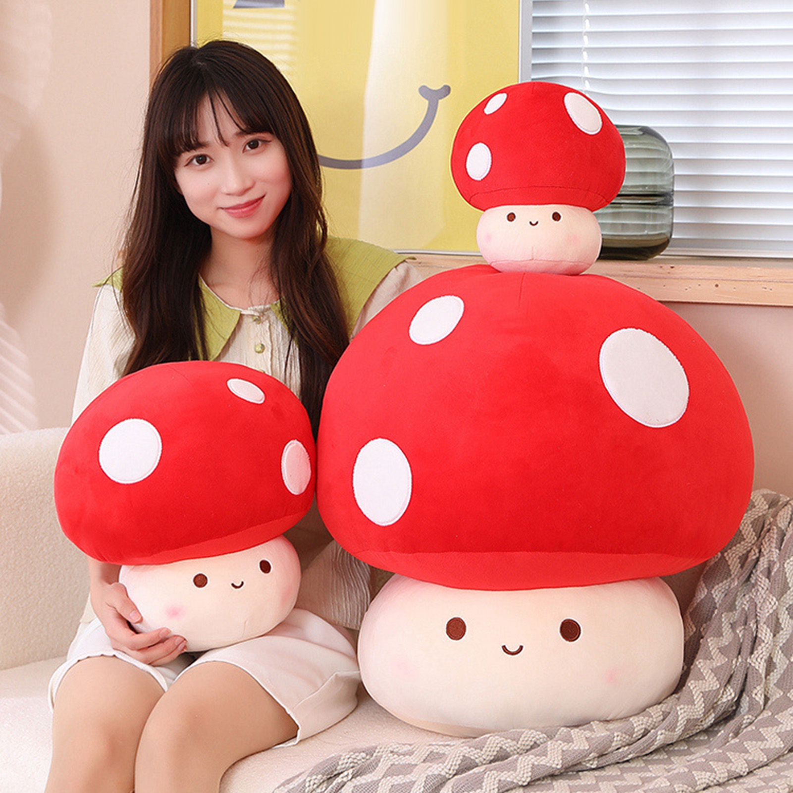 sunsanly Plush Toy Good Resilience Full Filling Soft Texture Fluffy ...