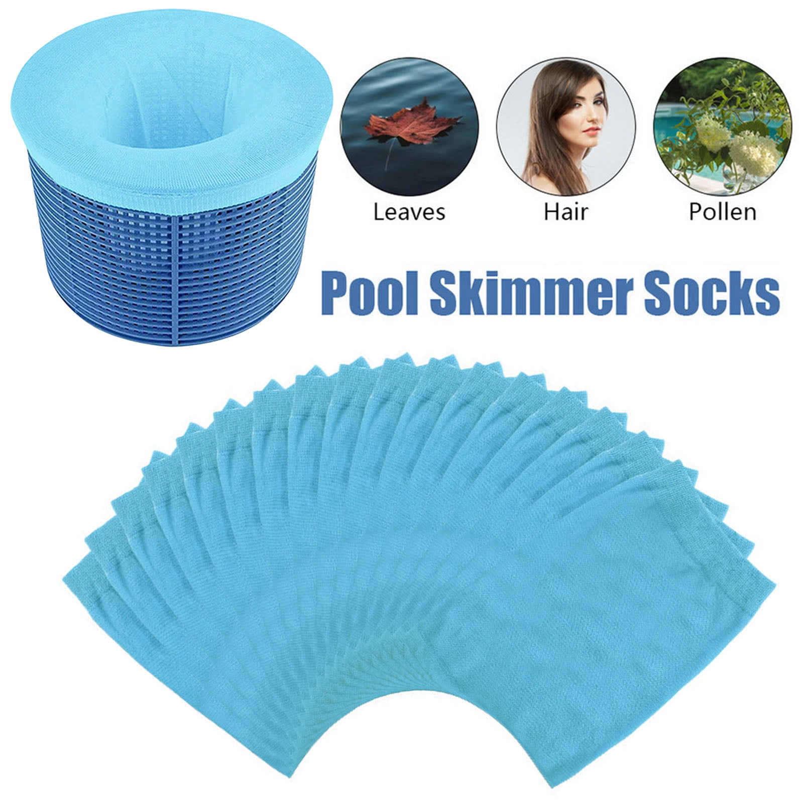 sunsanly Pool Skimmer Socks Universal Easy Installation Ultra Fine Mesh ...