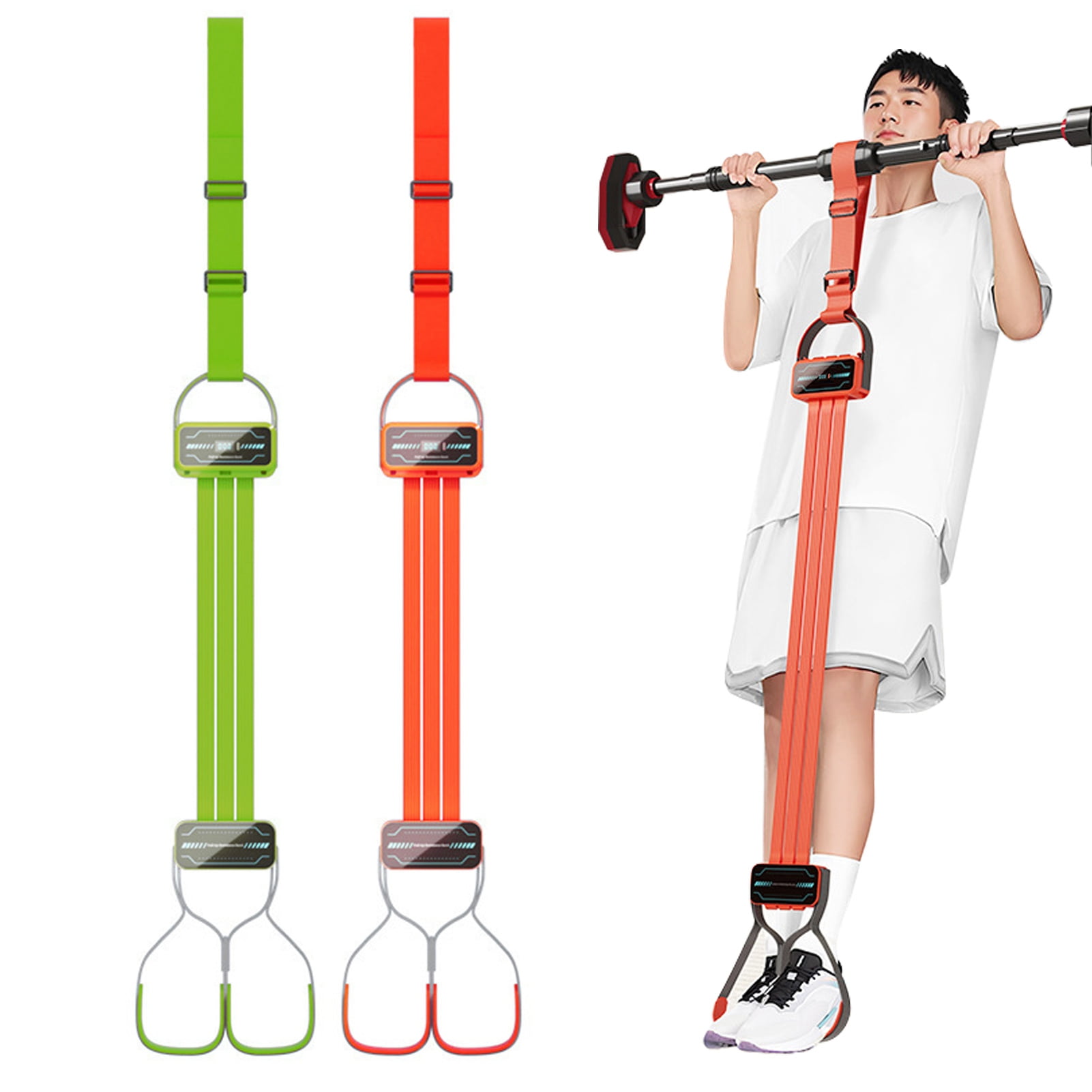 sunsanly Pull-Up Assistance Band with Digital Counter Elastic Heavy ...