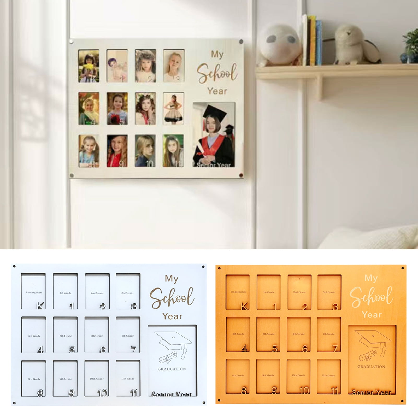 sunsanly School Years Picture Frame Commemorative Graduation Photo ...