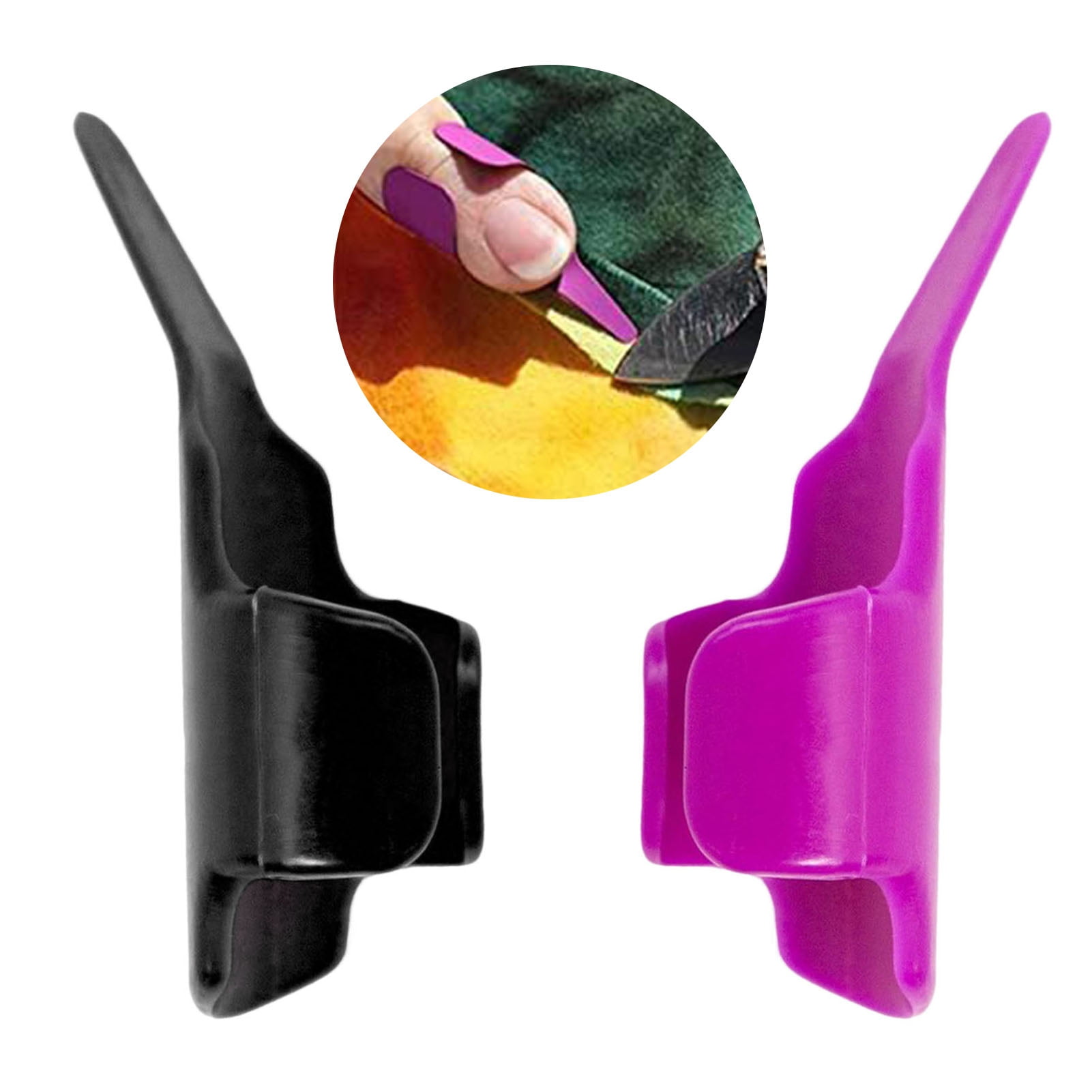 sunsanly Sewing Fingerthing Pusher Small Size Finger Covers Sewing ...