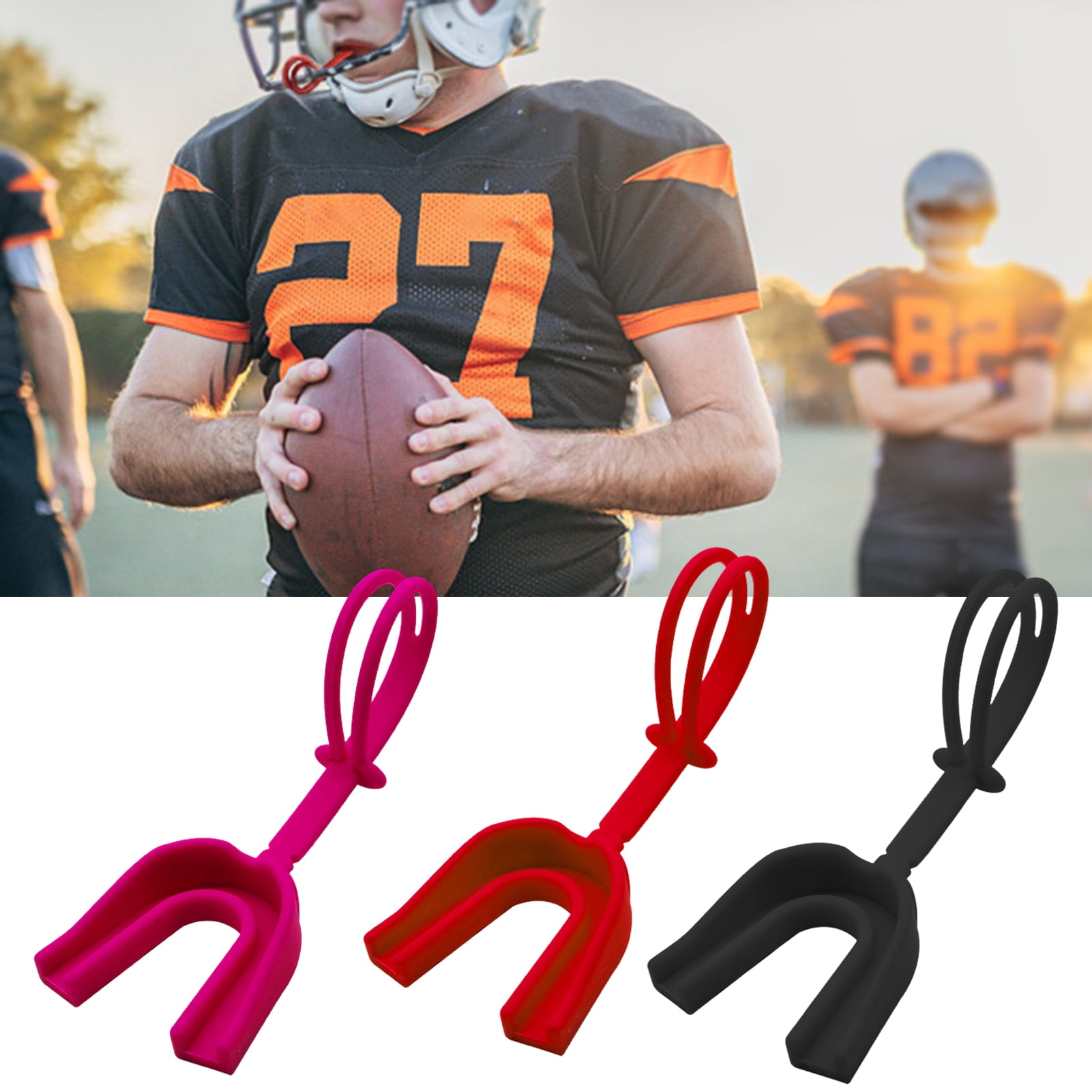 sunsanly Silicone Sports Mouthguard Food Grade BPA Free Boxing ...