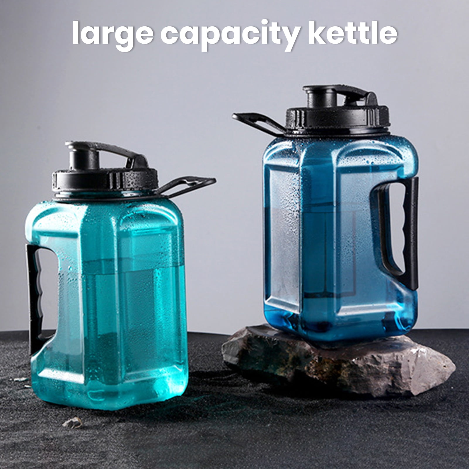 sunsanly Sports Water Bottle with Handle Food Grade BPA Free Leak ...