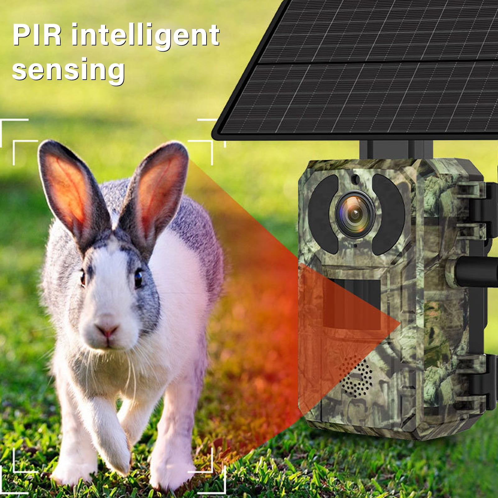 sunsanly Trail Camera Night Vision Security Camera Motion Activated ...