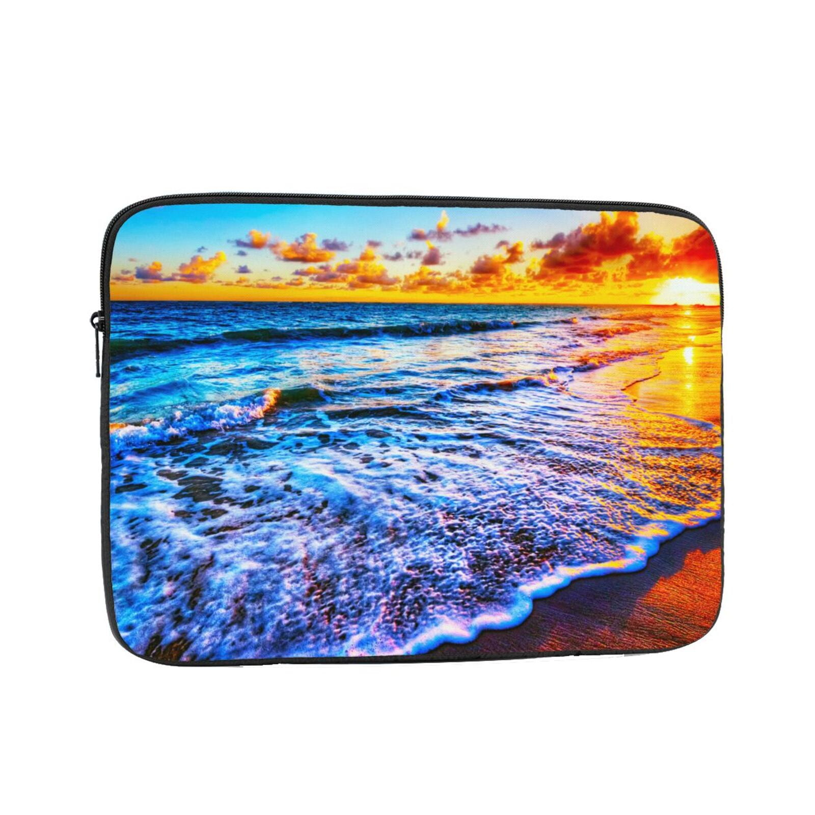 sunset hawaii beach waves 13 inch Portable Laptop Sleeve Compatible ...