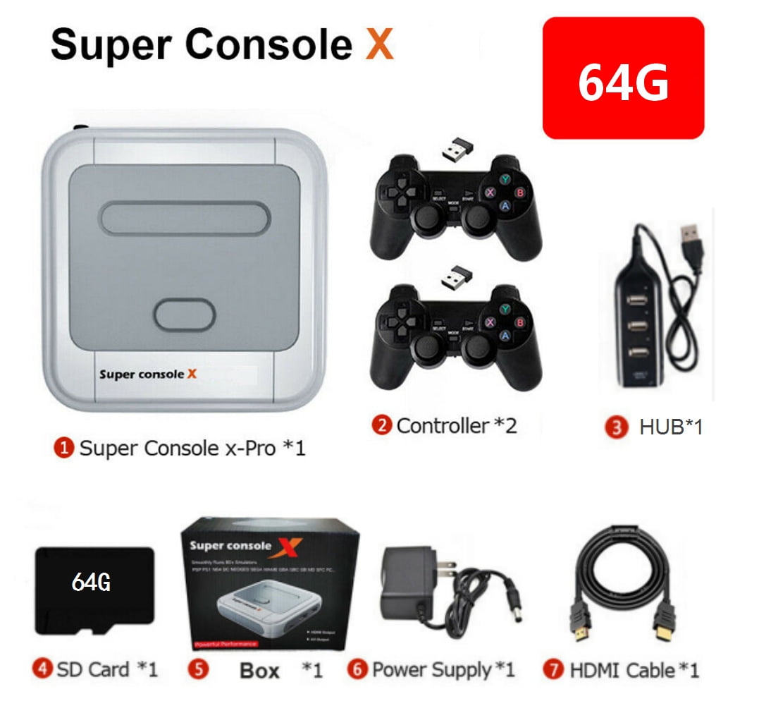 super console X pro Retro Console Nostalgia-classic TV game box arcade ...
